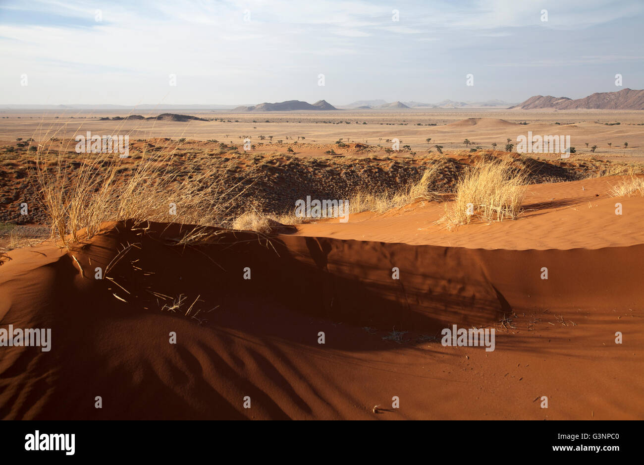 Namib Desert Star Dune Camp Views in Namibia Stock Photo - Alamy