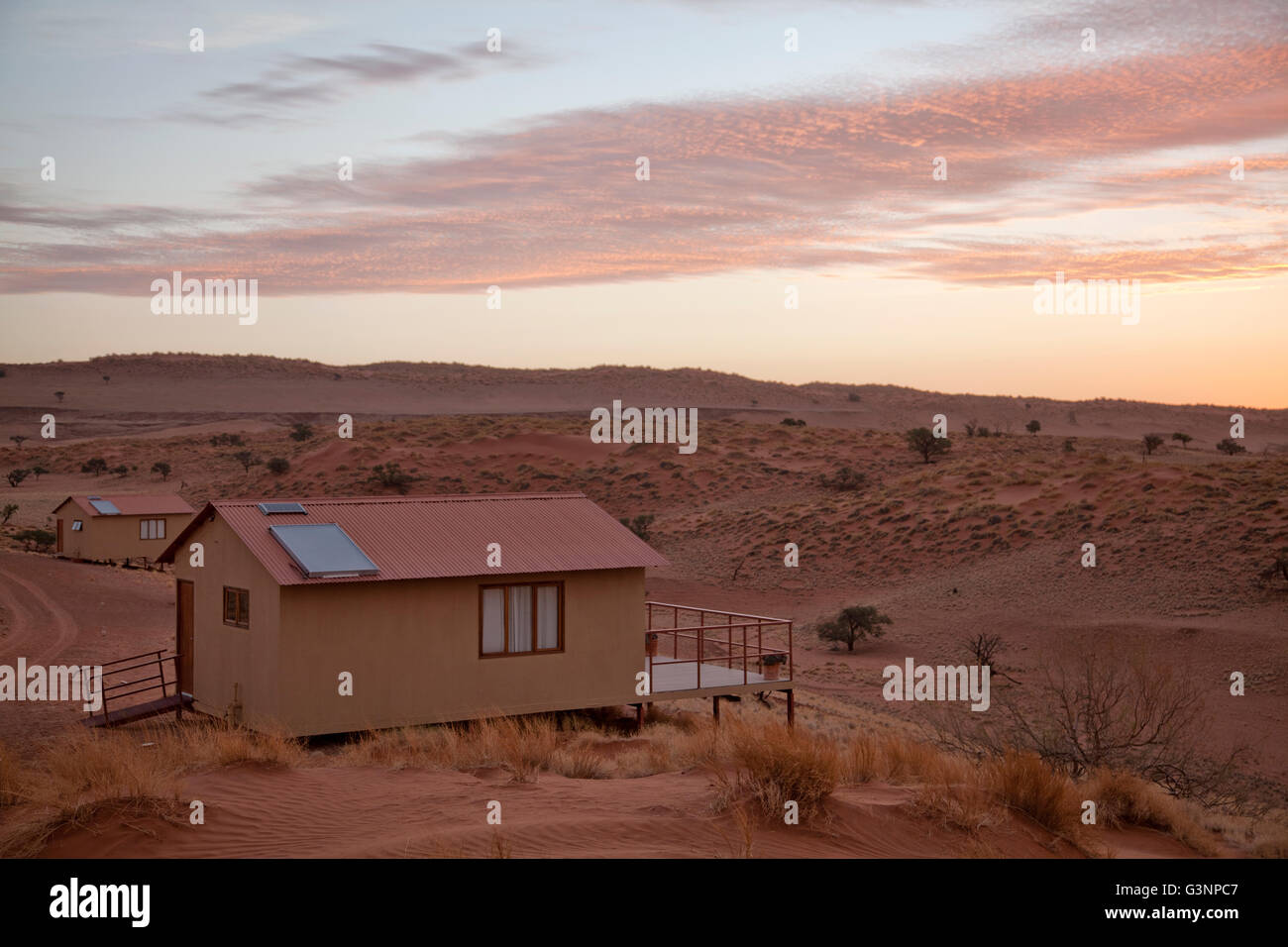 Namib Desert Star Dune Camp in Namibia Stock Photo - Alamy