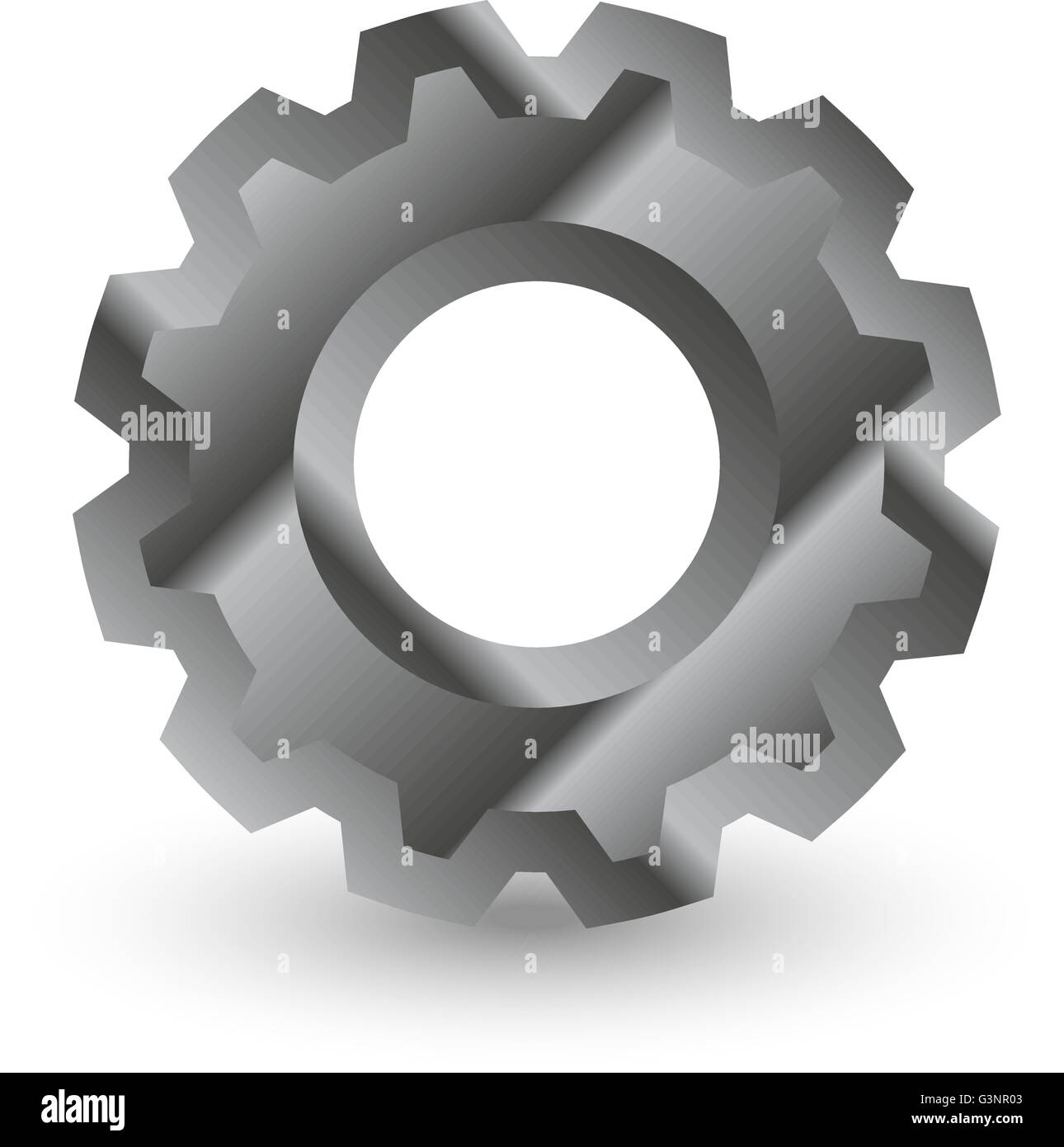 metal gear with shadow Stock Vector Image & Art - Alamy
