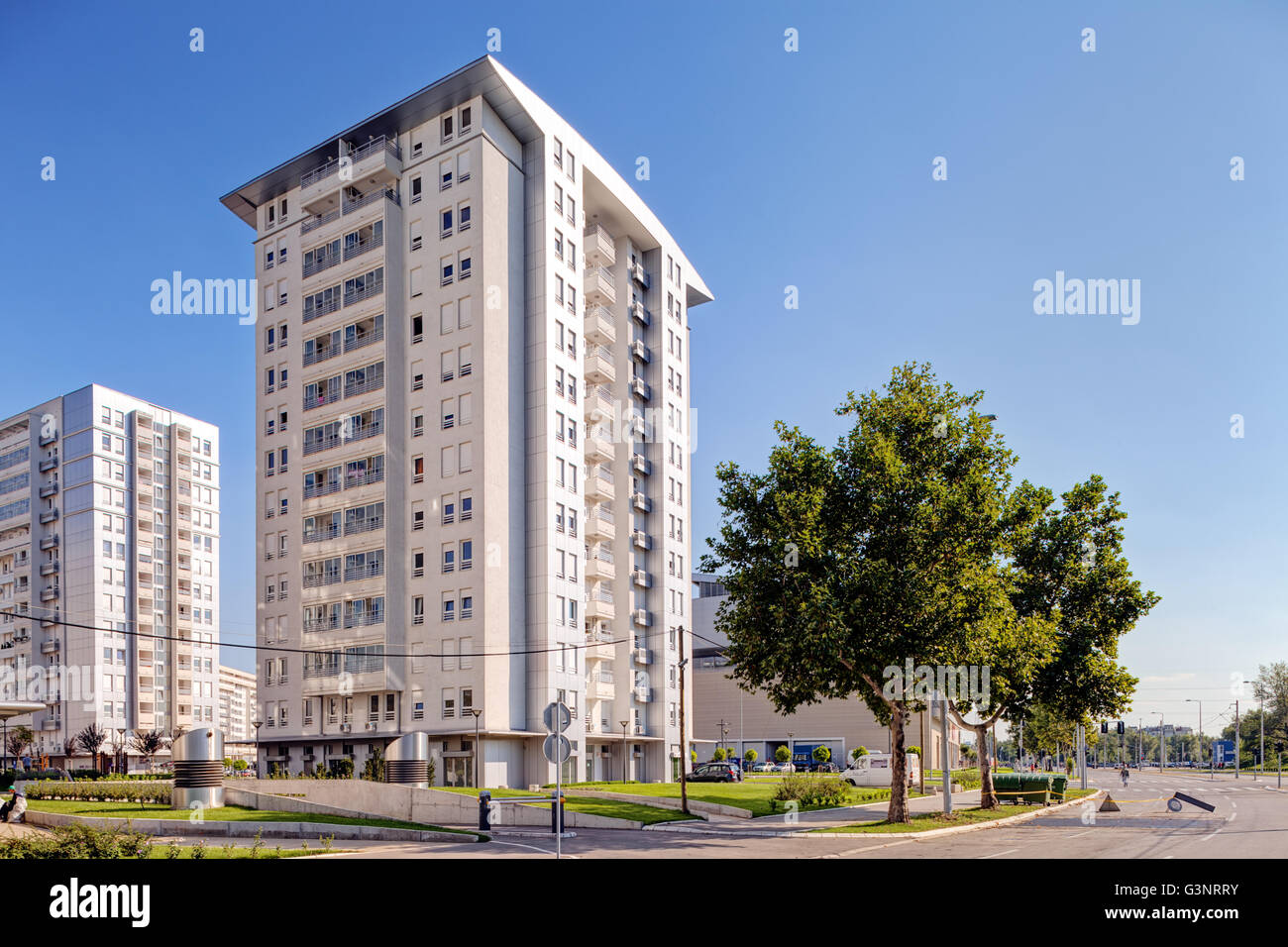 New complex of residential buildings Stock Photo - Alamy