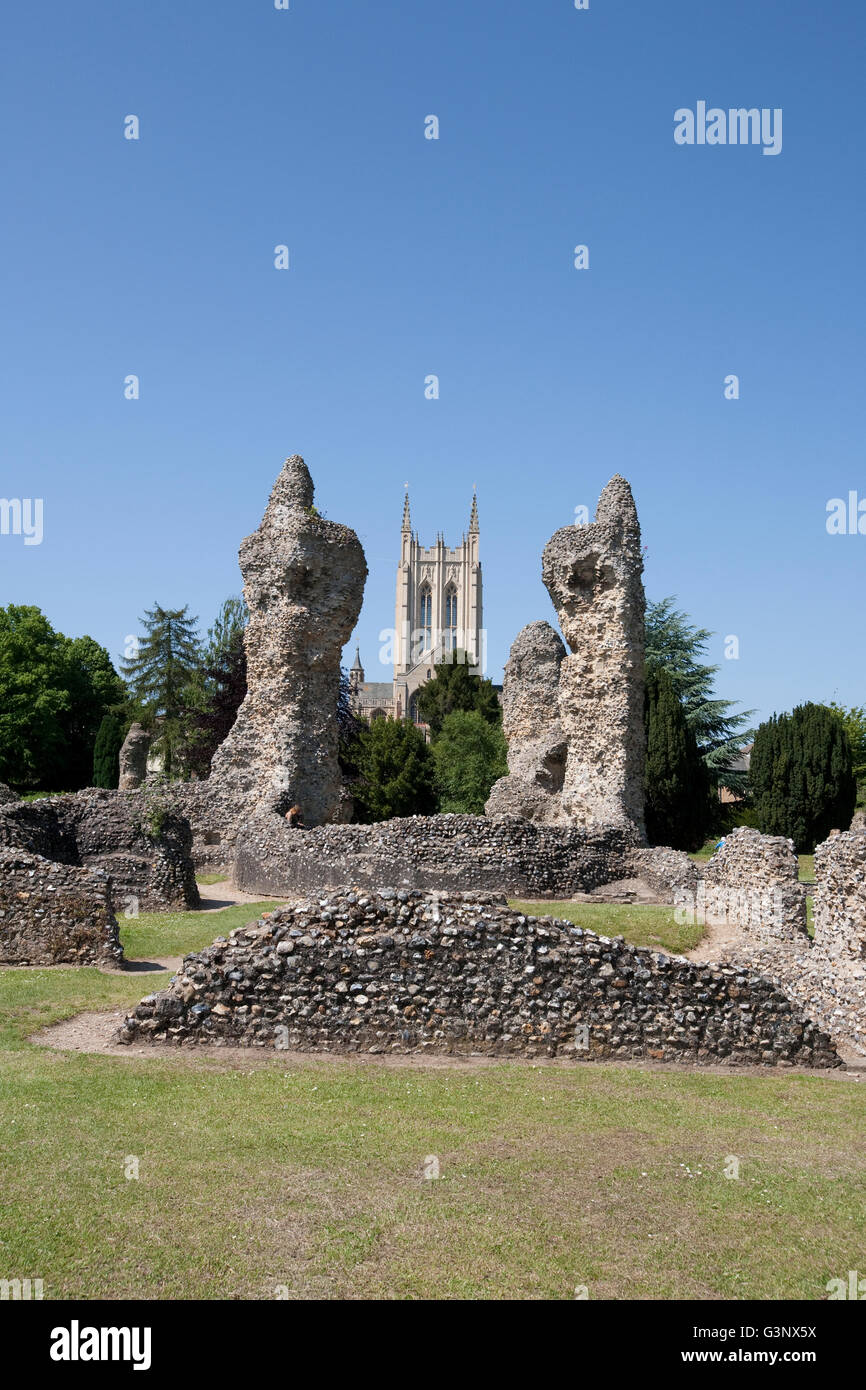 St Edmundsbury Cathedral Bury St Edmunds Suffolk England Stock Photo ...