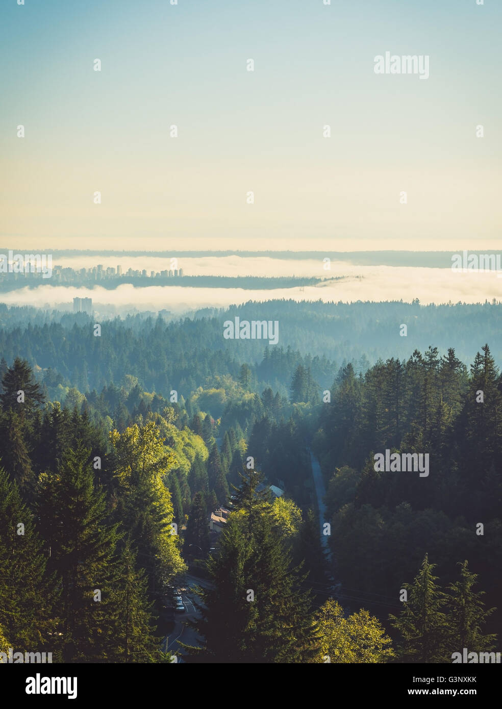 Downtown vancouver map hi-res stock photography and images - Alamy
