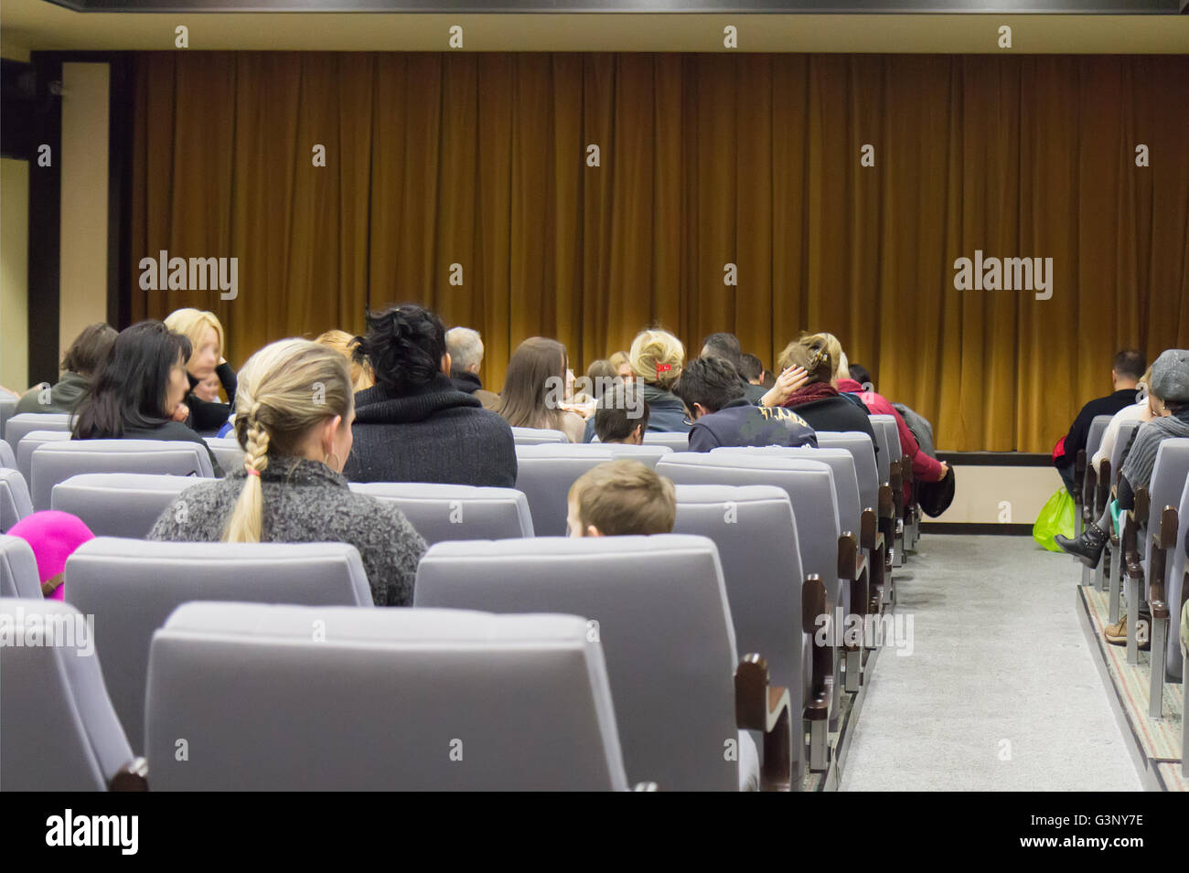 People in the theater Stock Photo - Alamy