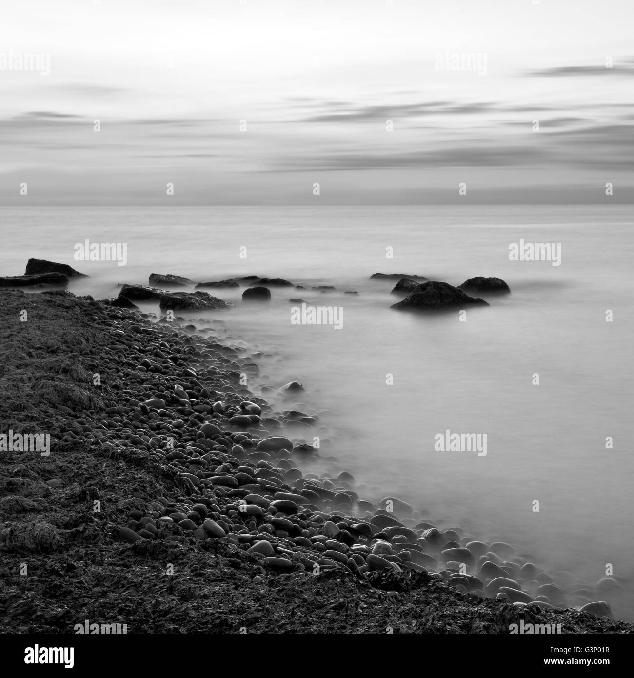 Daybreak. Puçol Beach. Spain Stock Photo - Alamy