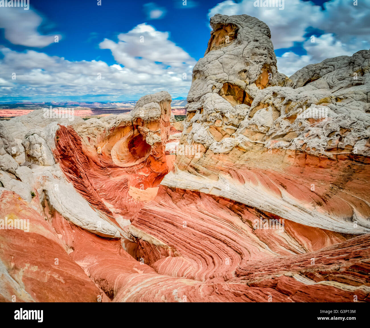 Amazing scenery - White Pocket, Arizona Stock Photo - Alamy