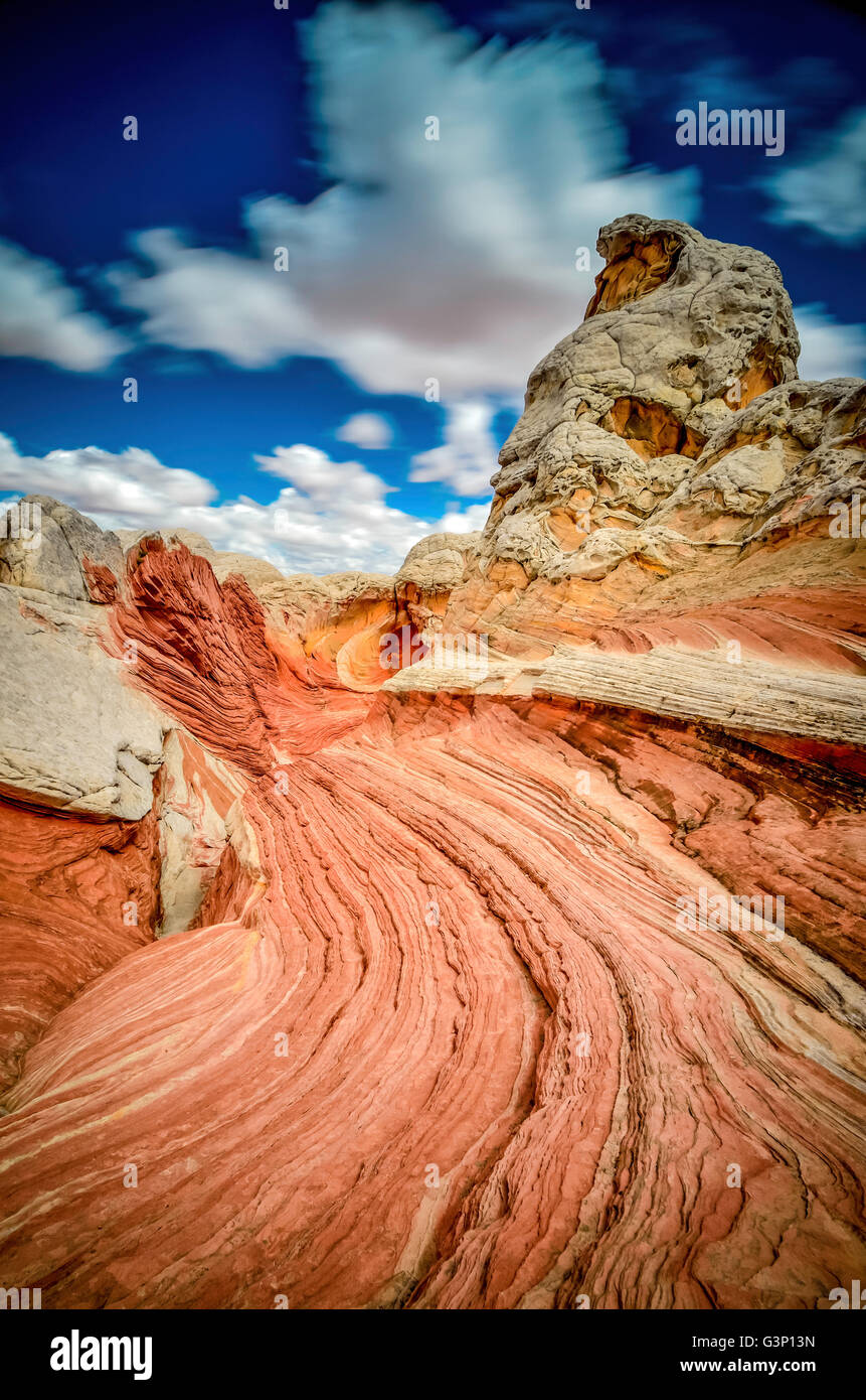 Amazing scenery - White Pocket, Arizona Stock Photo - Alamy