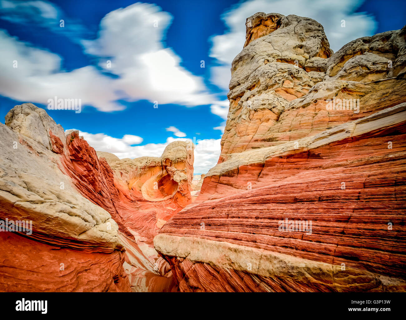 Amazing scenery - White Pocket, Arizona Stock Photo - Alamy