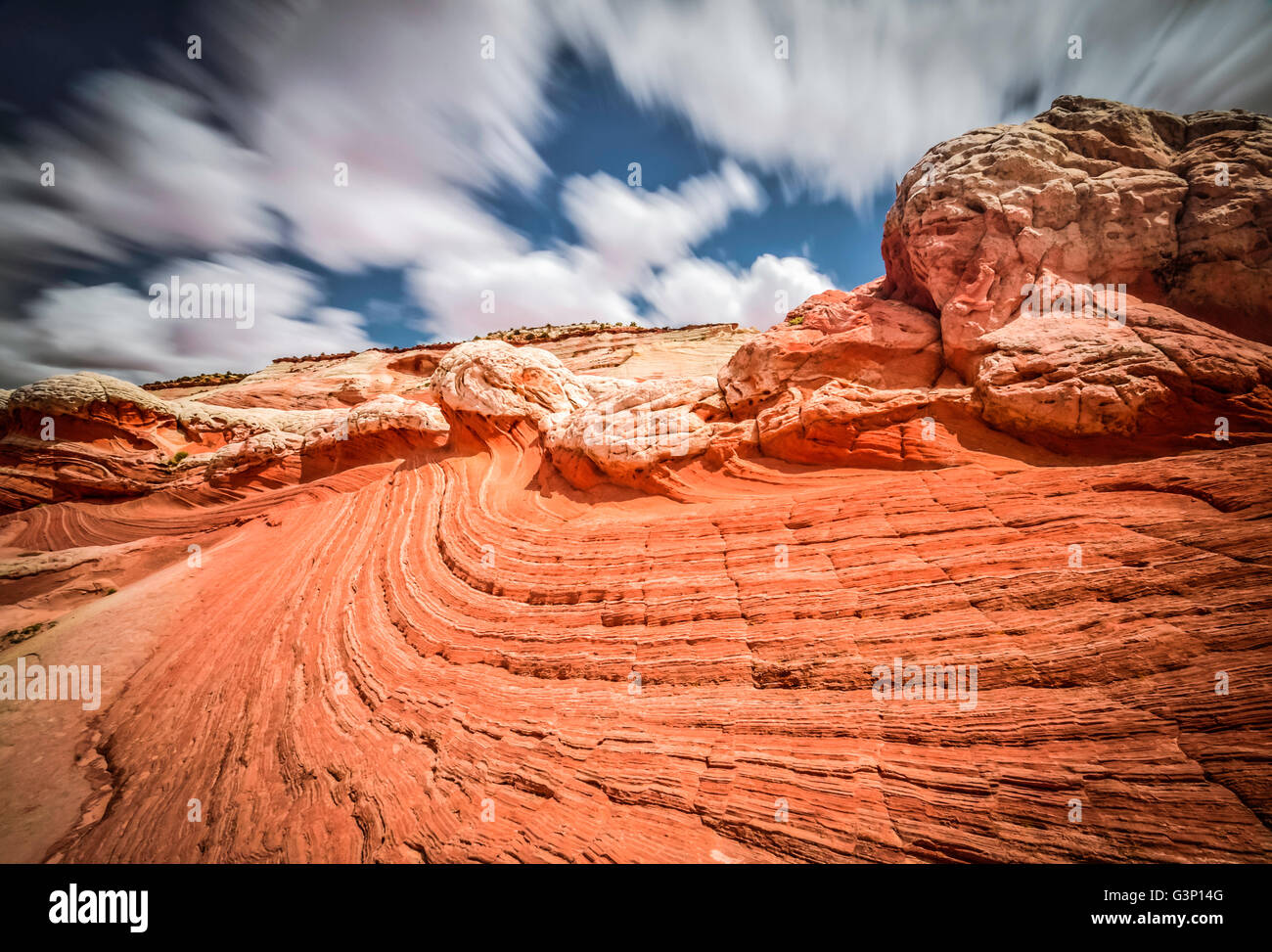 Amazing scenery - White Pocket, Arizona Stock Photo - Alamy