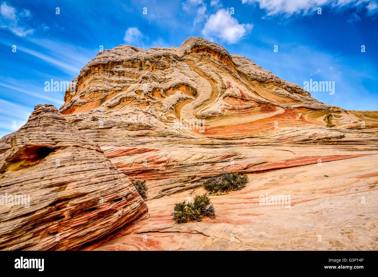 Amazing scenery - White Pocket, Arizona Stock Photo - Alamy