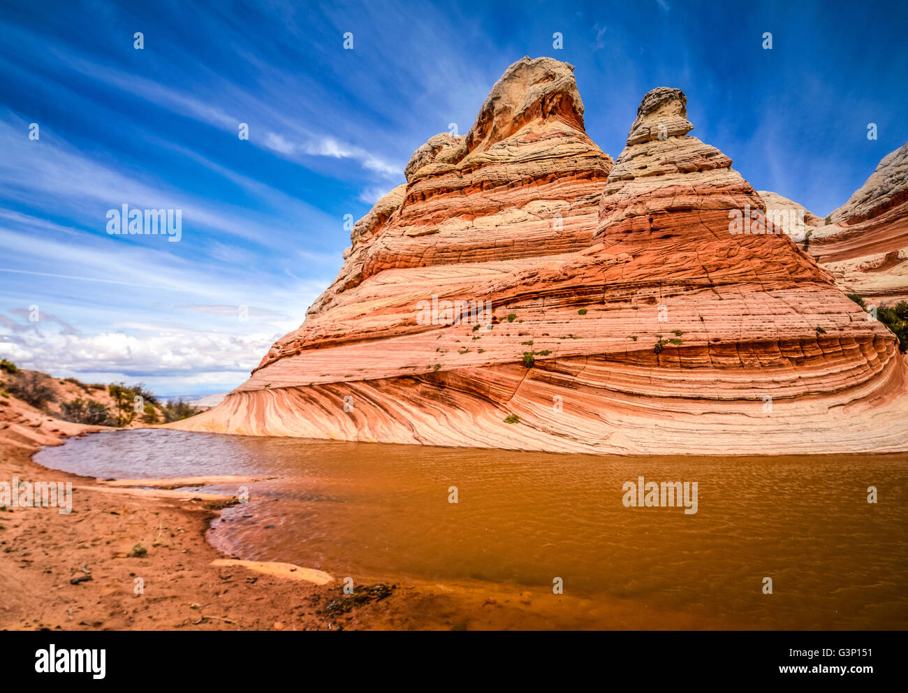 Amazing scenery - White Pocket, Arizona Stock Photo - Alamy