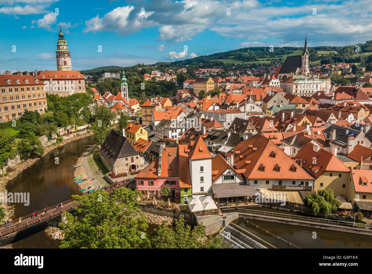 Panoramic view cesky krumlov hi-res stock photography and images - Alamy