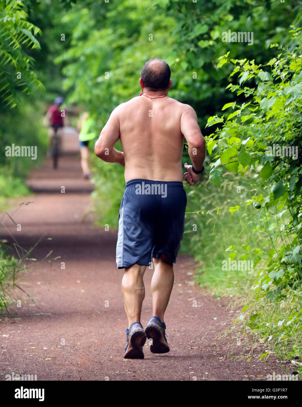 Running On The Spot Exercise High Resolution Stock Photography and ...