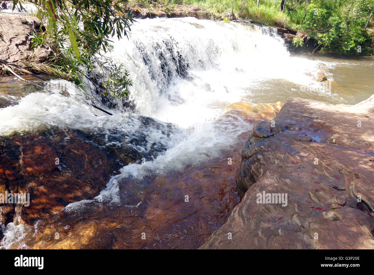 Isabella Falls, near Hope Vale, Cape York Peninsula, Queensland ...