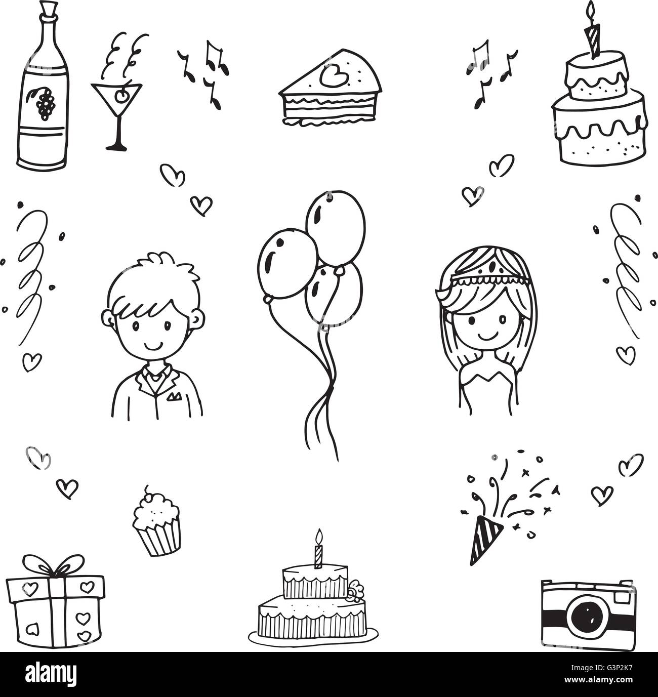 Strawberry scrap Stock Vector Images - Alamy