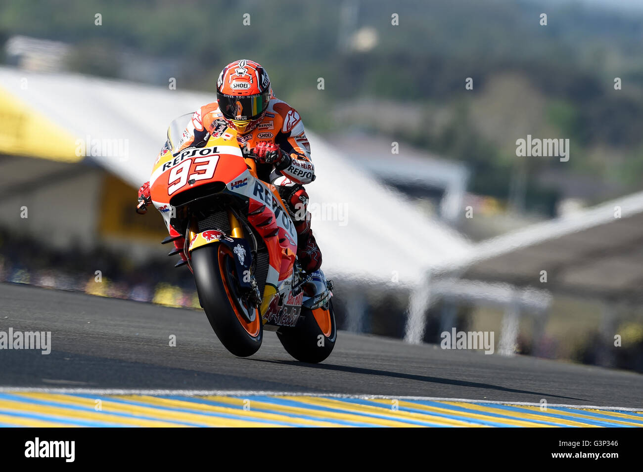 Le Mans, France. 07th May, 2016. Marc marquez (Repsol Honda) during the ...