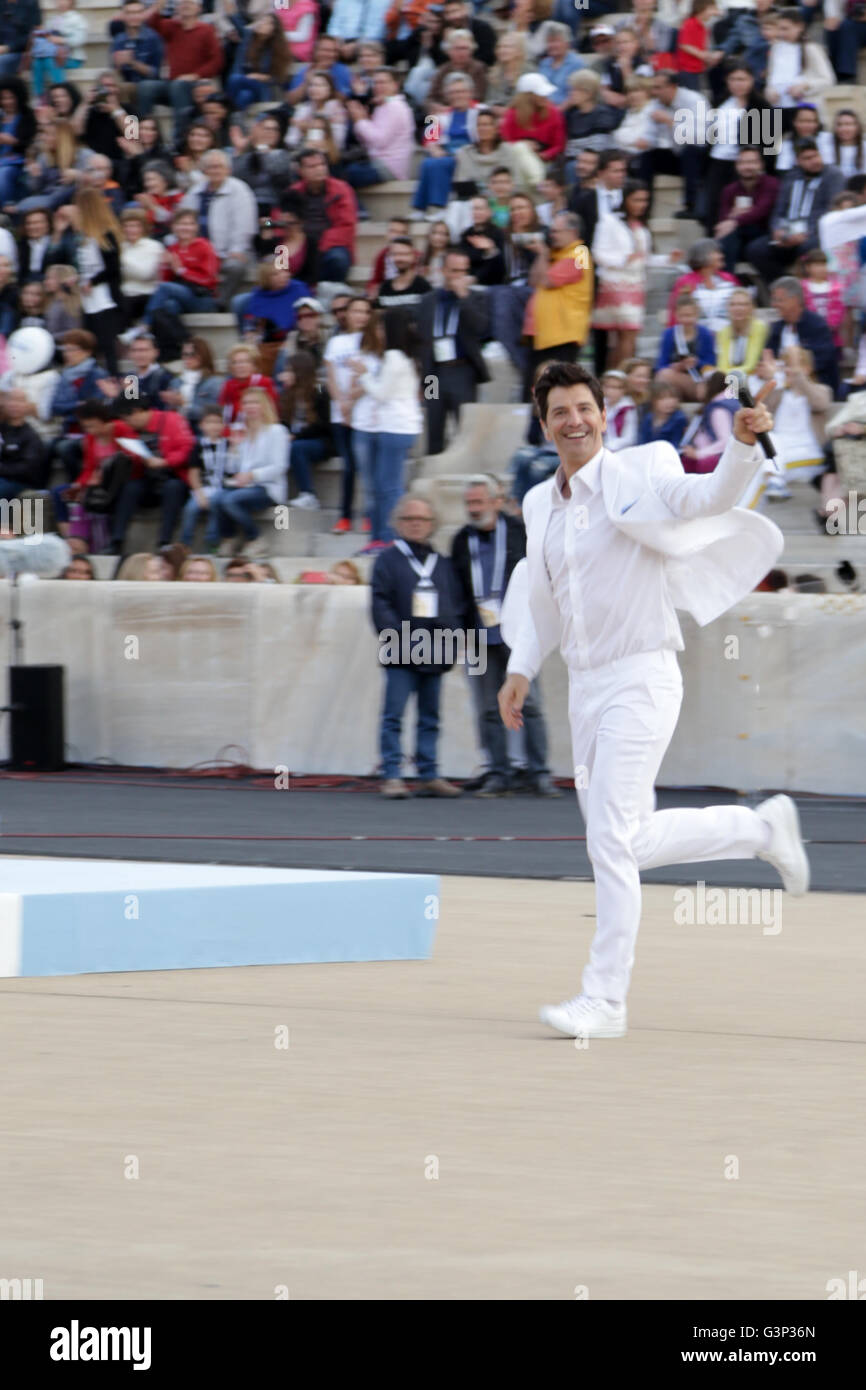 Athens, Greece. 27th Apr, 2016. The famous Greek Singer Sakis Rouvas ...