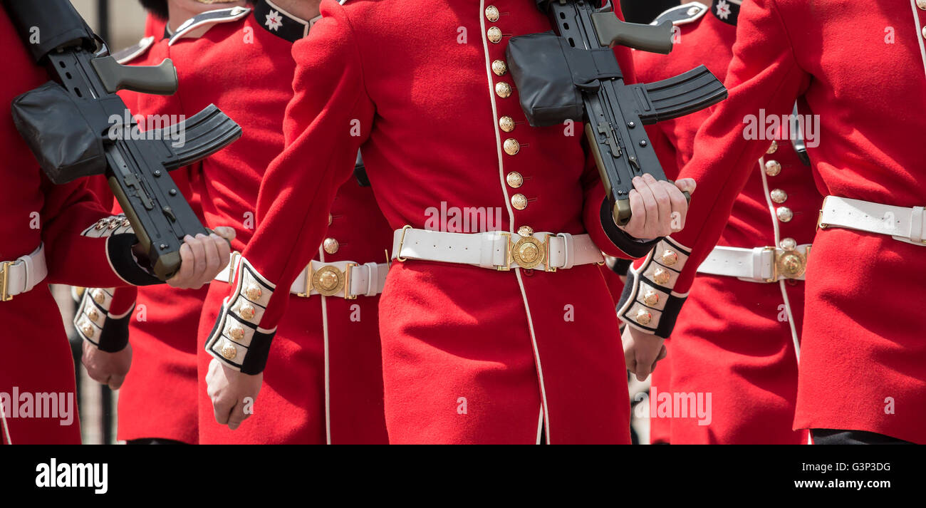 Red guard uniform hi-res stock photography and images - Alamy