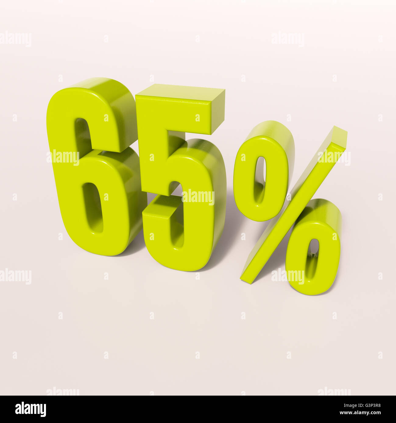 65 percent on white background hi-res stock photography and images - Alamy