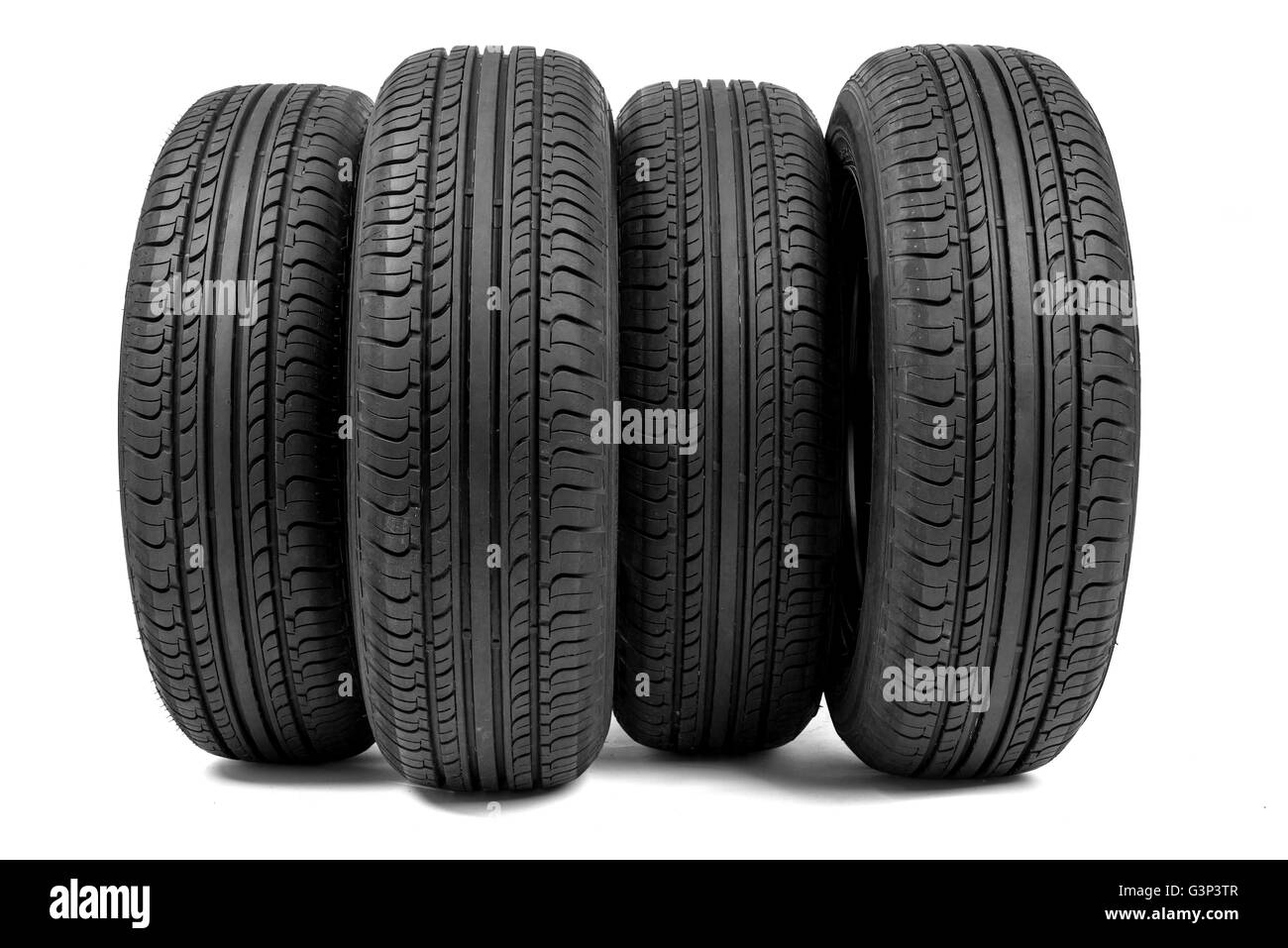 Stack of wheels. Isolated Stock Photo - Alamy