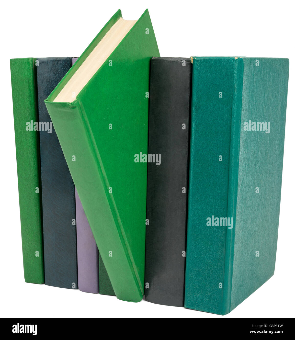 Books isolated on white Stock Photo - Alamy