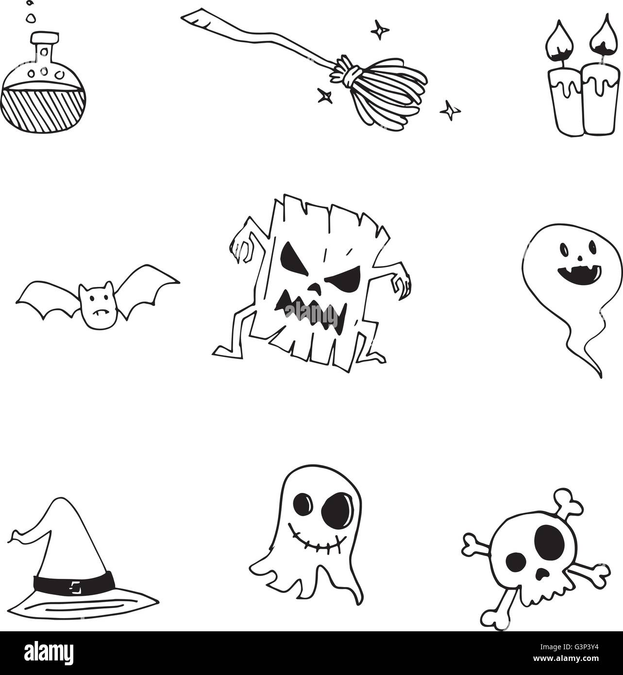 Halloween celebration cute cat pumpkins Stock Vector Images - Alamy