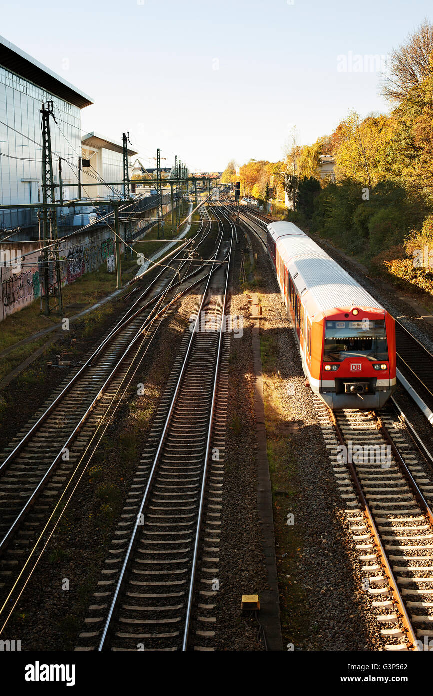 Hamburg elevated railroad hi-res stock photography and images - Alamy