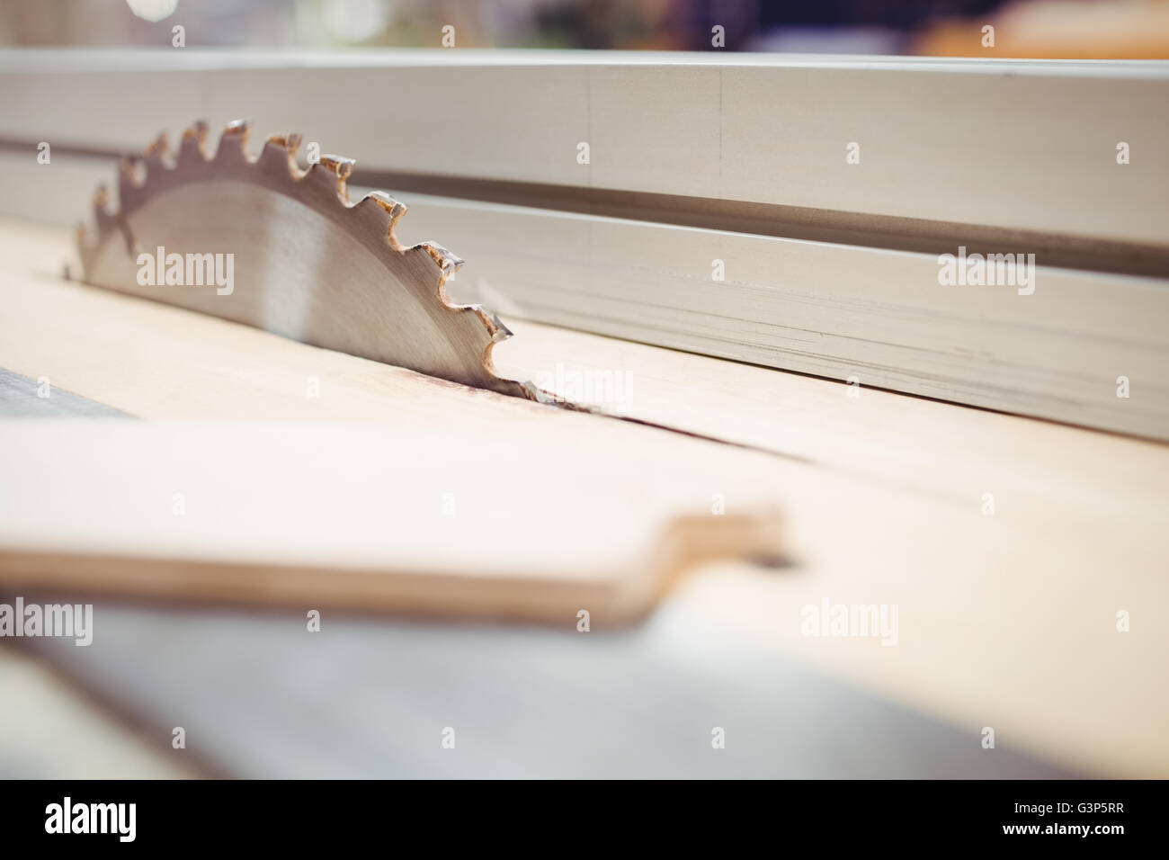 Close up of a carpentry machine Stock Photo - Alamy
