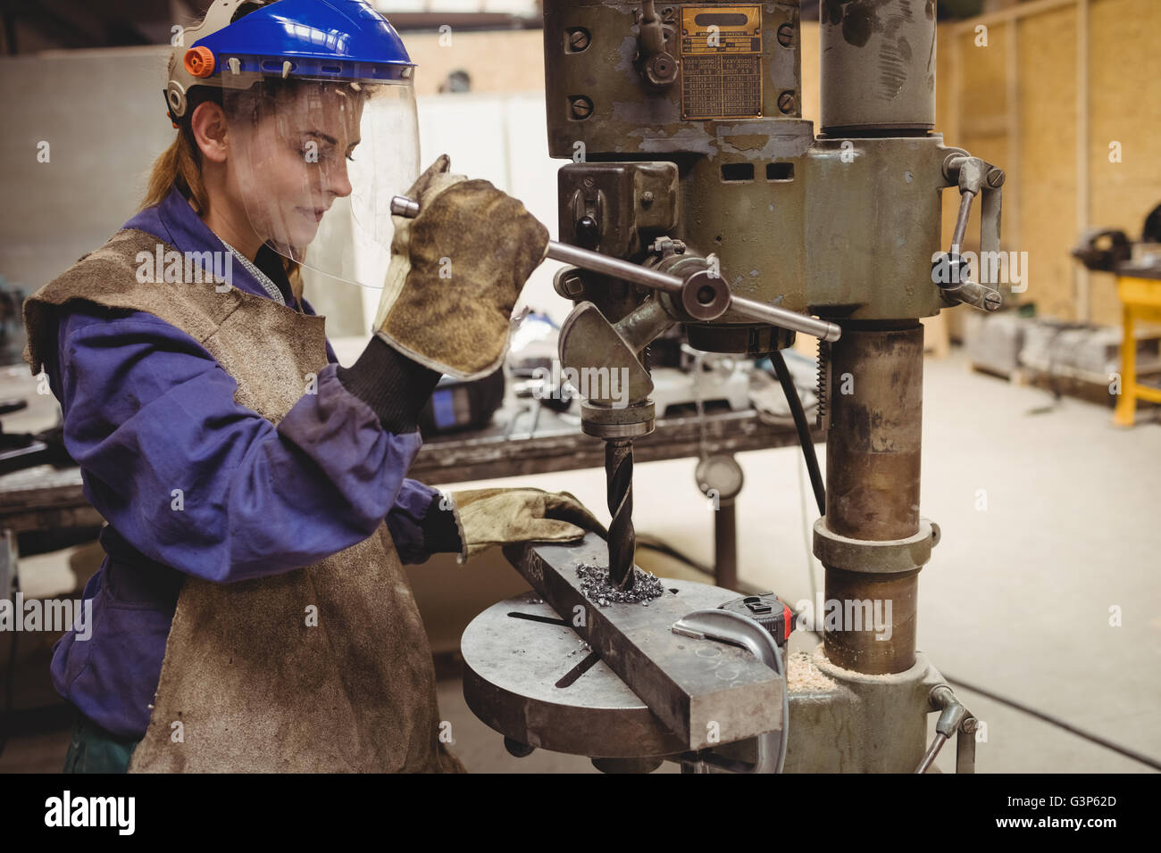 Manual drill press hi-res stock photography and images - Alamy