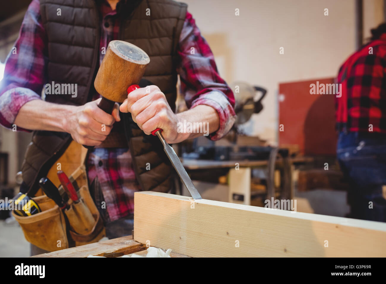 Wood mallet hi-res stock photography and images - Alamy