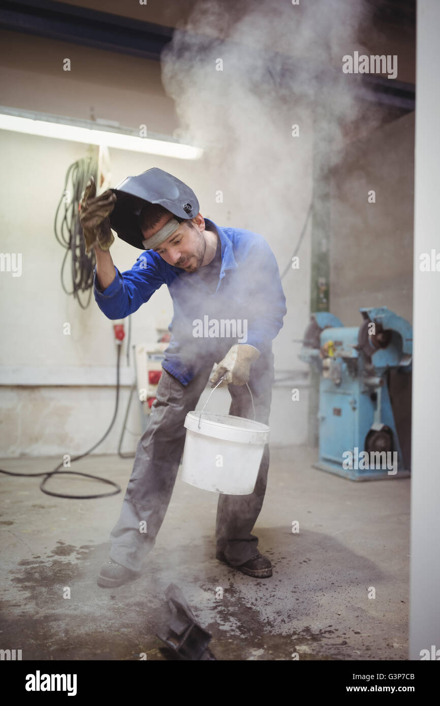 Bucket helmet hi-res stock photography and images - Alamy