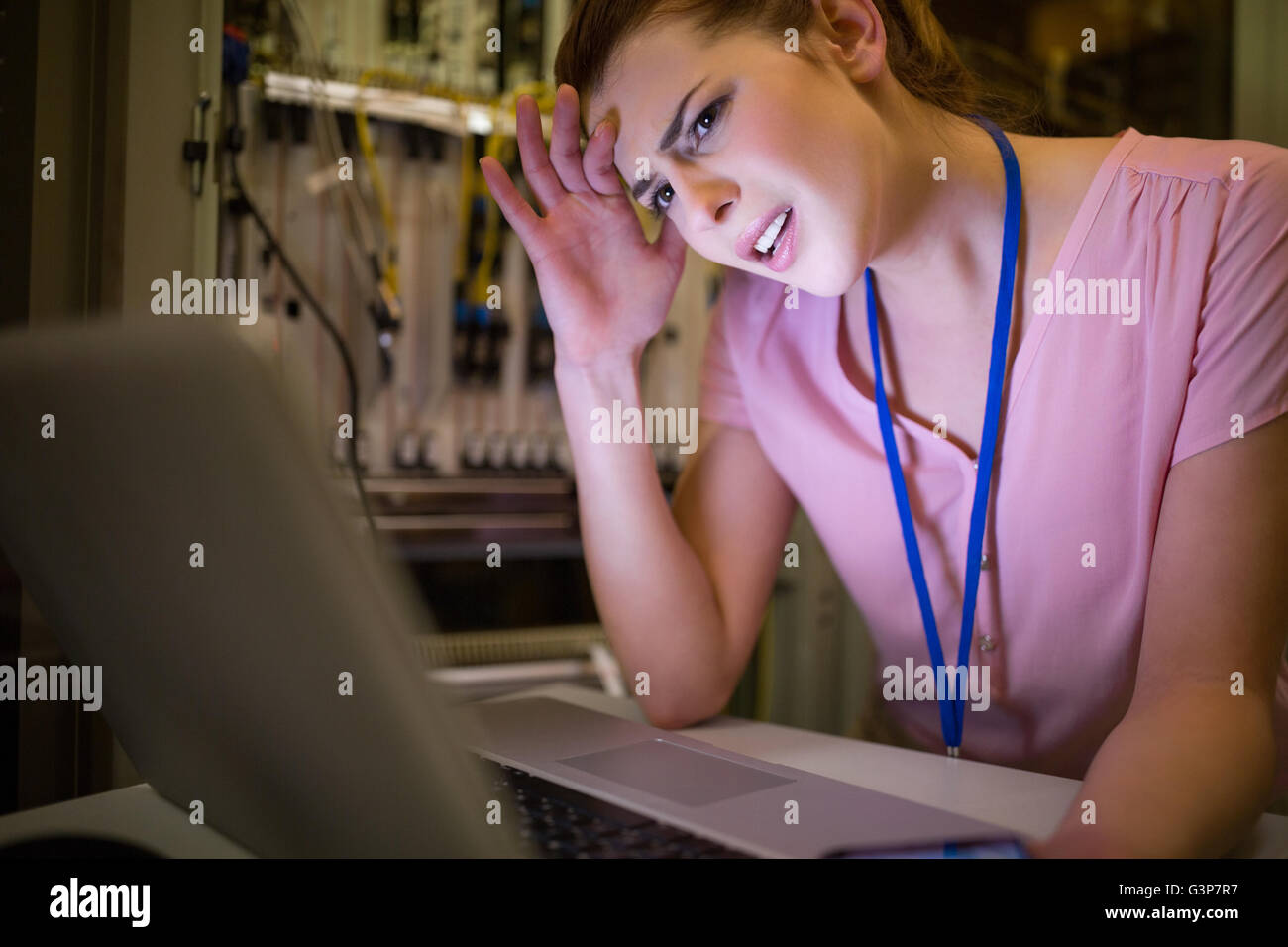 Smart working sad hi-res stock photography and images - Alamy
