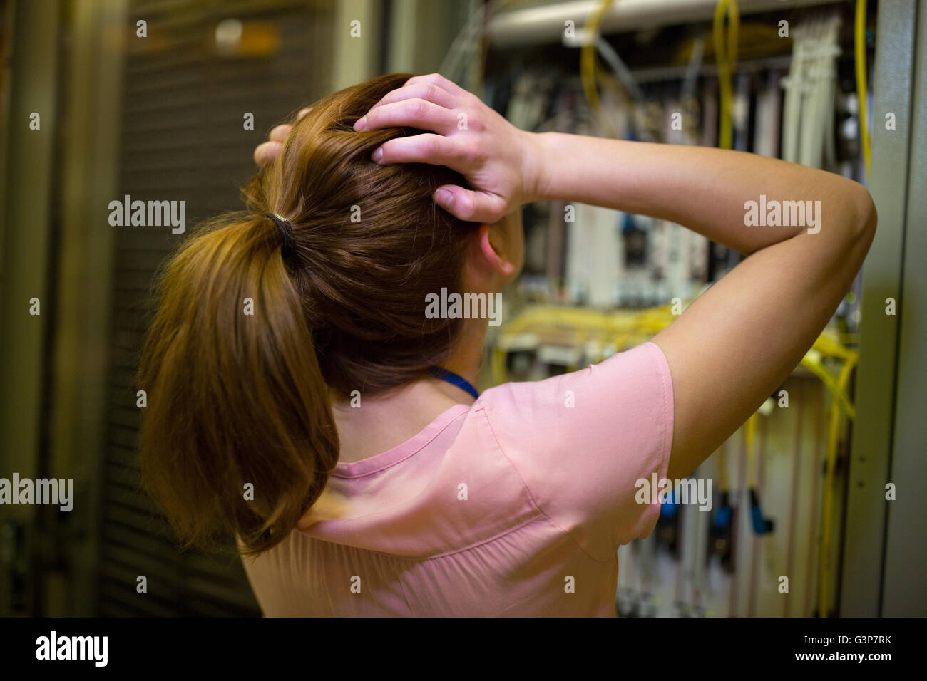 Smart working sad hi-res stock photography and images - Alamy