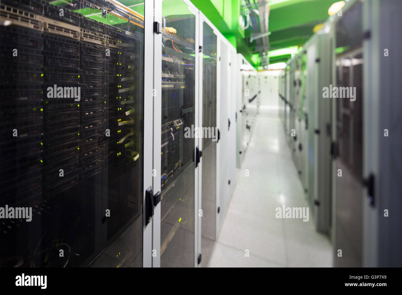 Server room with tower Stock Photo - Alamy