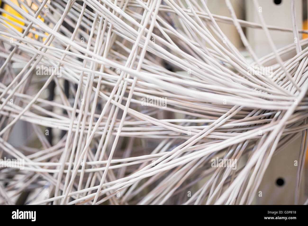 Server rack and wires hi-res stock photography and images - Alamy