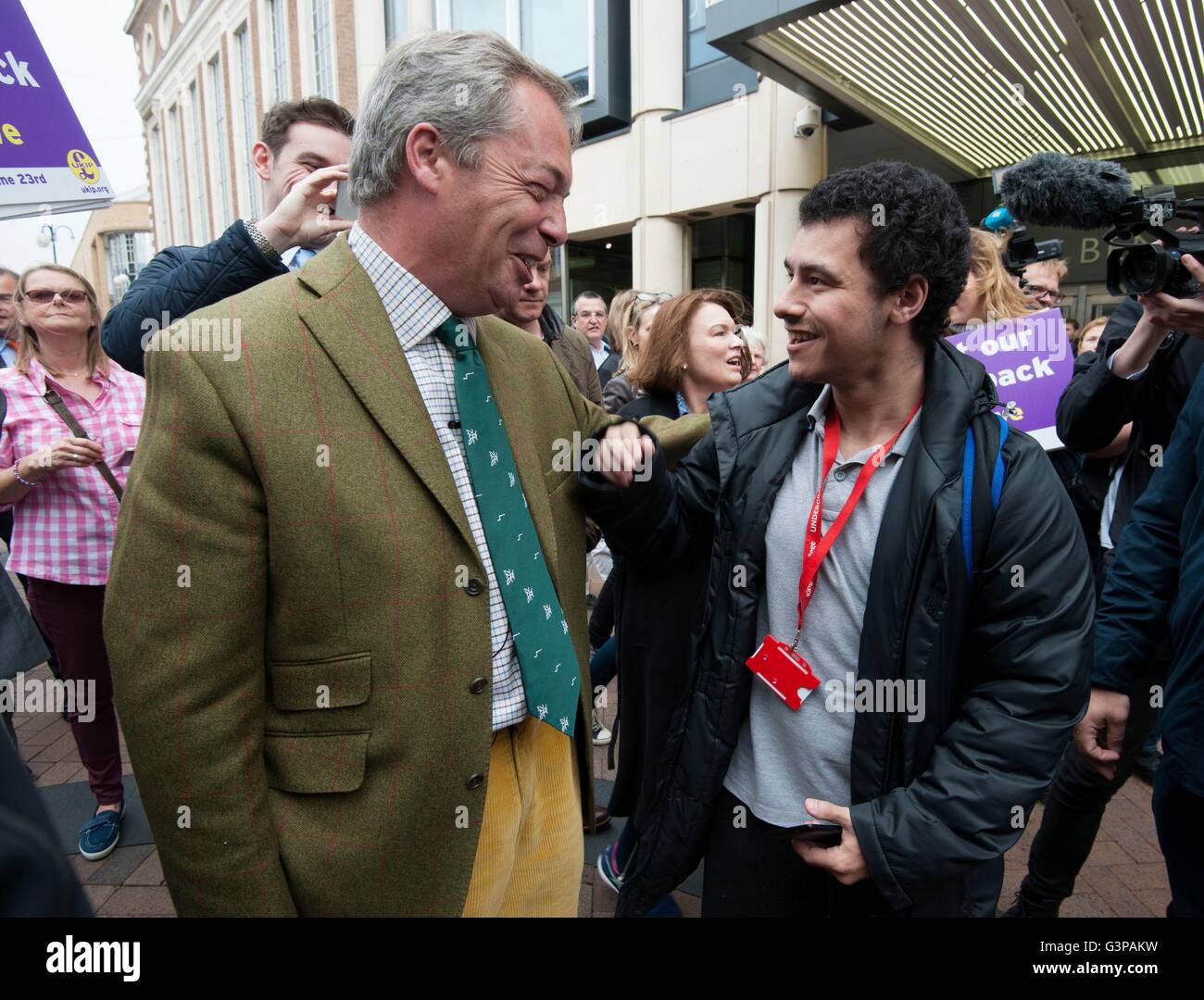 Brexit bus farage hi-res stock photography and images - Alamy