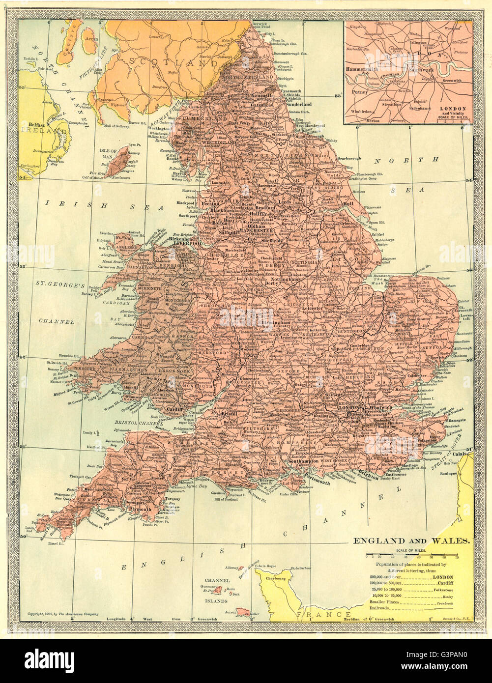 England and wales map hi-res stock photography and images - Alamy