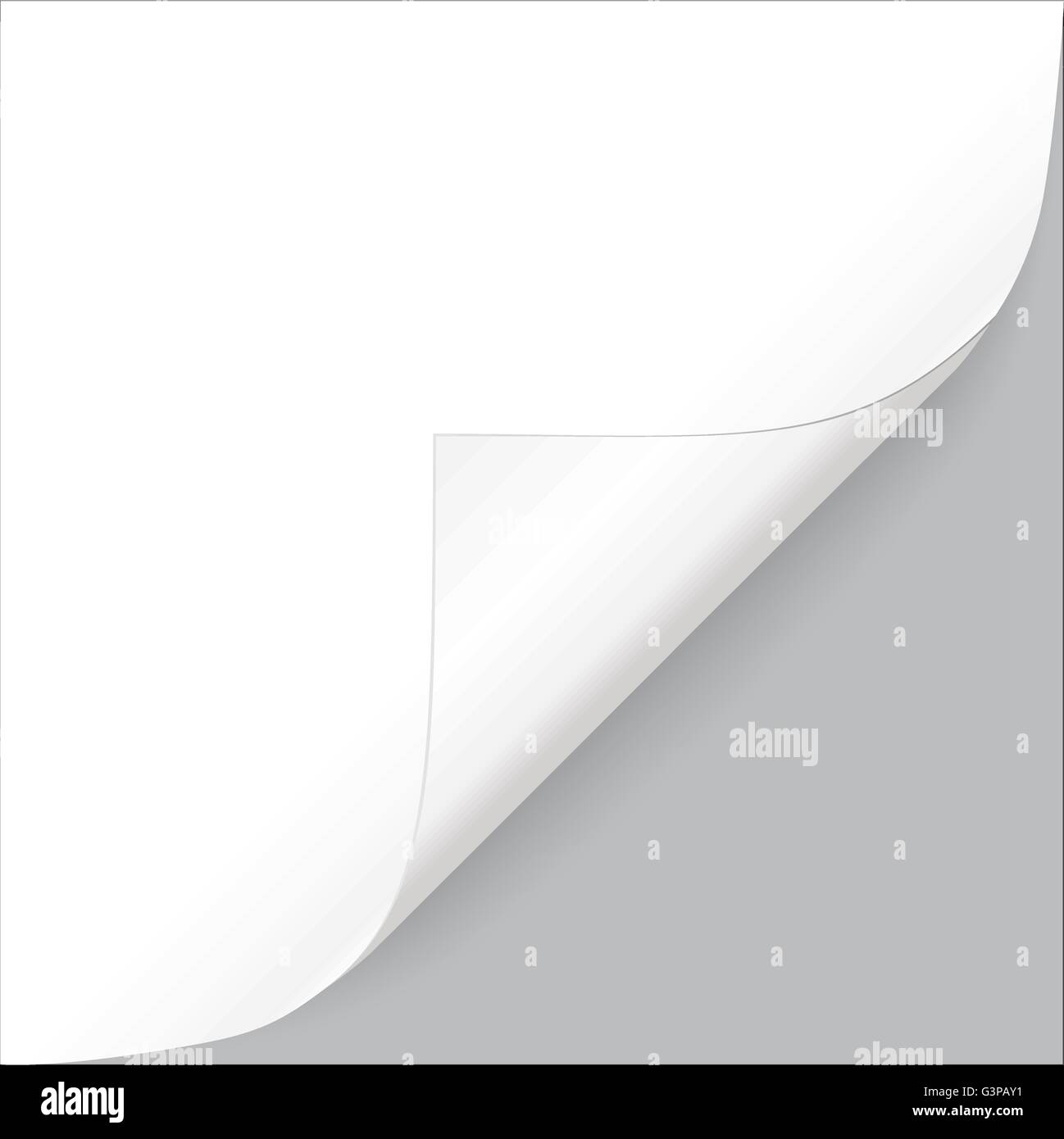white paper corner Stock Vector Image & Art - Alamy