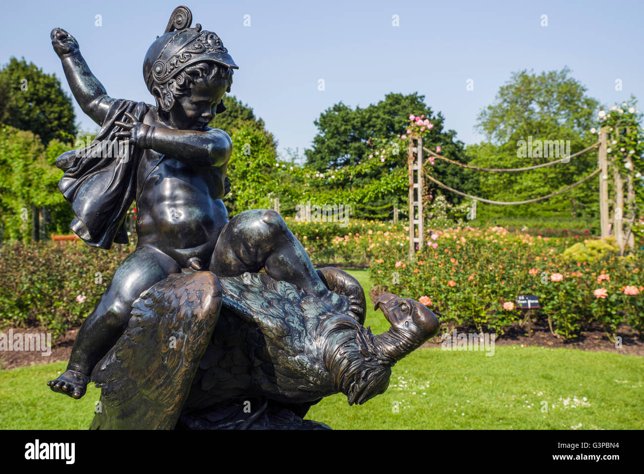 Lost Bow statue situated in the beautiful Queen Marys Gardens in ...