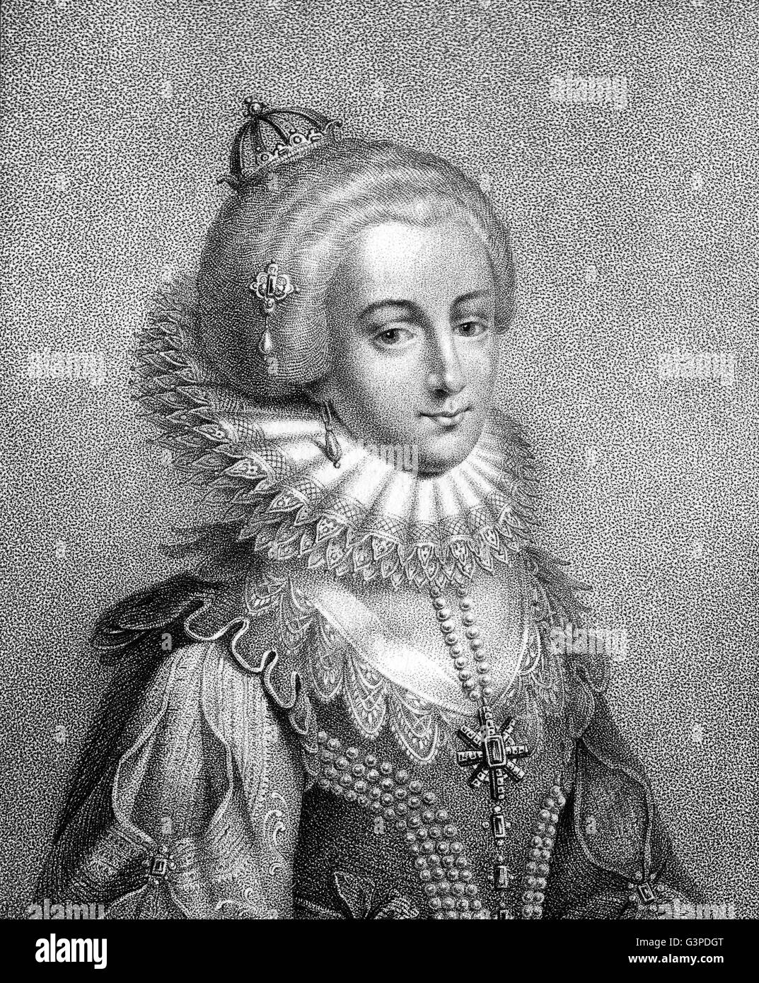 Elizabeth Stuart, the Winter Queen, 1596 - 1662, as the wife of ...