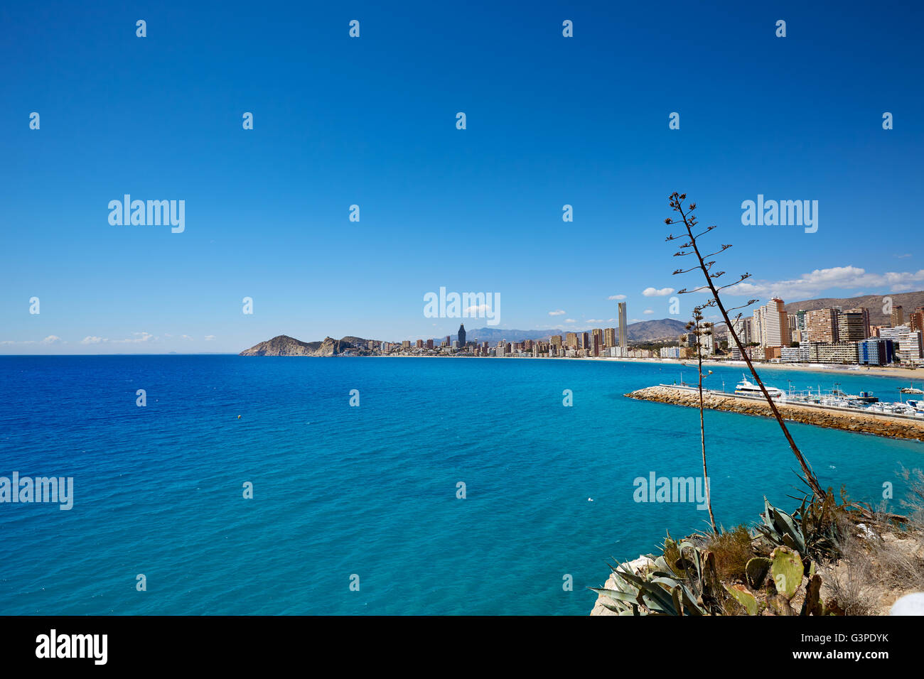 Benidorm Seaside Island Of Benidorm High Resolution Stock Photography ...