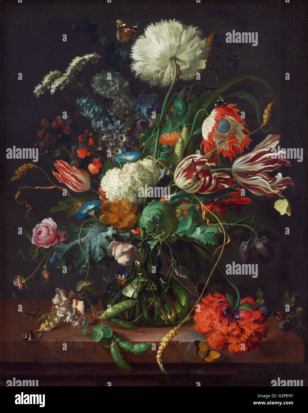 Jan Davidsz de Heem - Vase of Flowers - National Gallery of Art ...