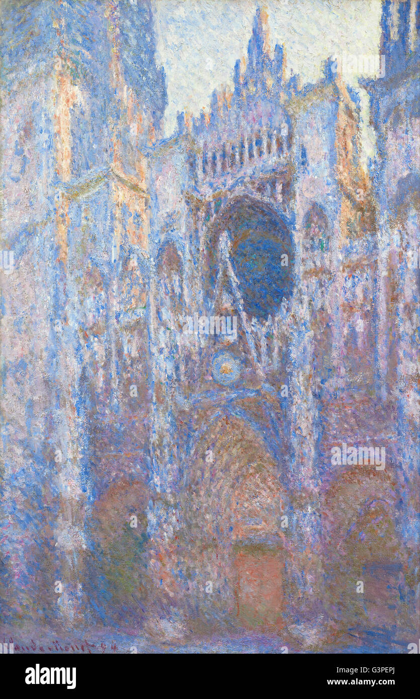 Monet rouen cathedral west facade hi-res stock photography and images ...