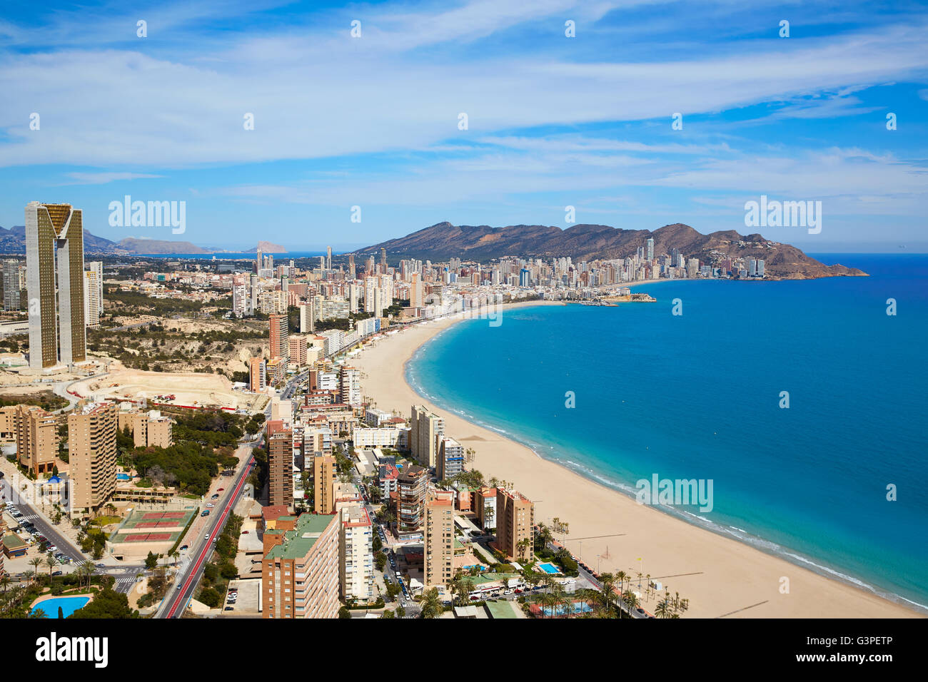 Benidorm beach hi-res stock photography and images - Alamy