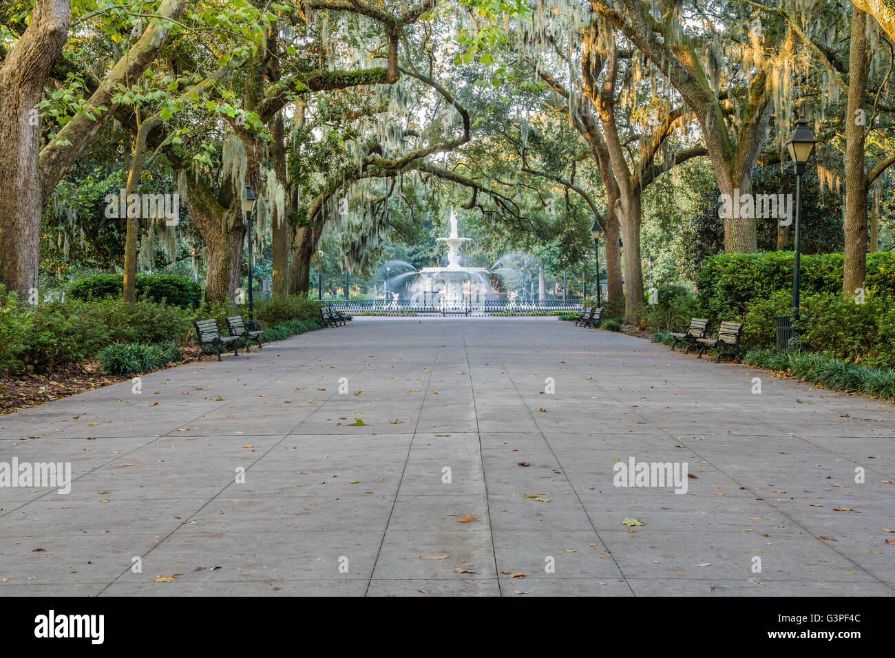 Forsyth park savannah ga hi-res stock photography and images - Alamy