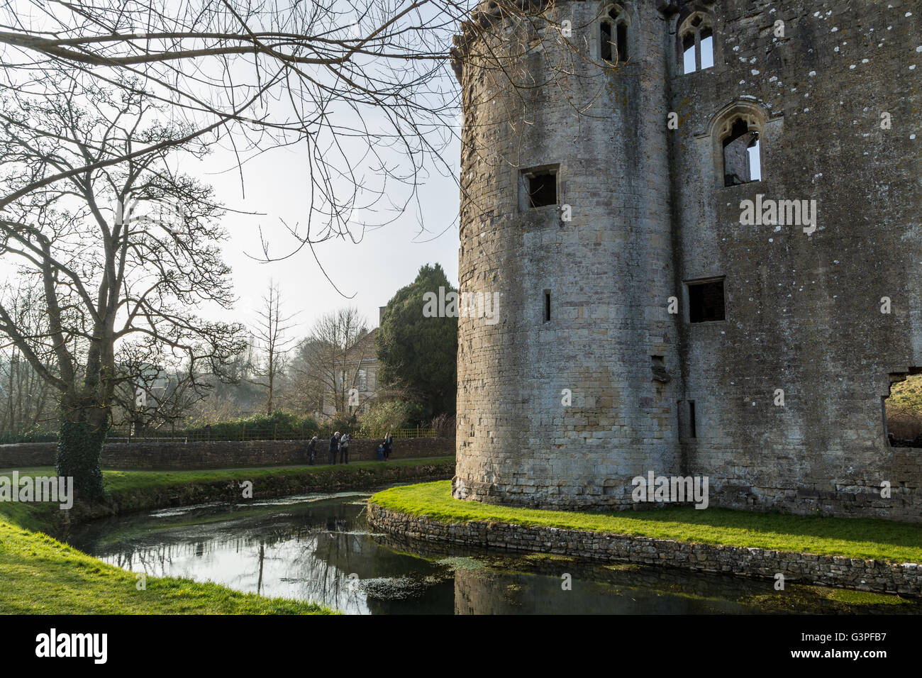 Nunney Castle, Nunney, Somerset, UK Stock Photo - Alamy