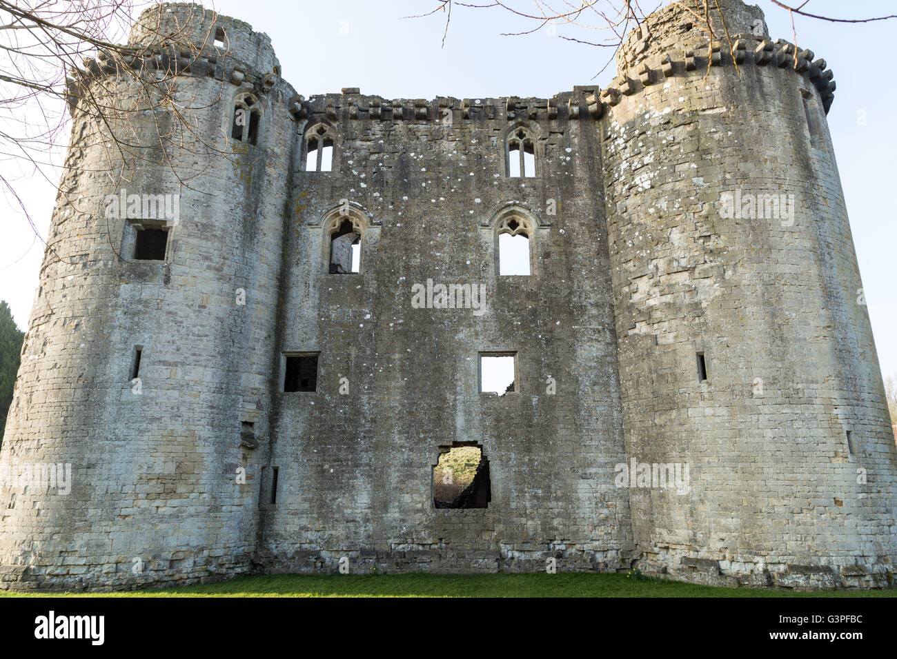 Nunney Castle, Nunney, Somerset, UK Stock Photo - Alamy