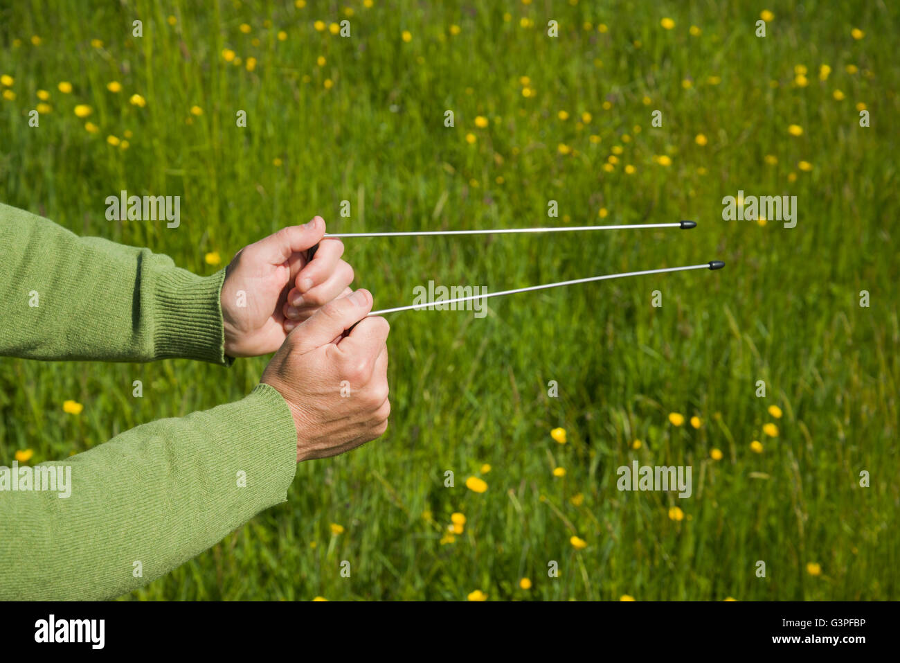 Dowsing rods hi-res stock photography and images - Alamy