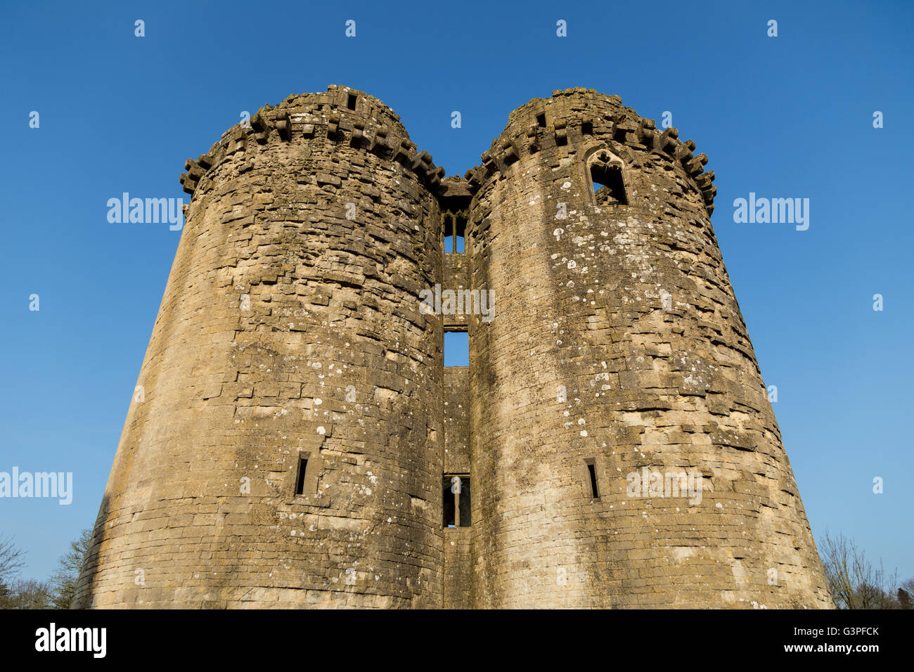 Nunney Castle, Nunney, Somerset, UK Stock Photo - Alamy