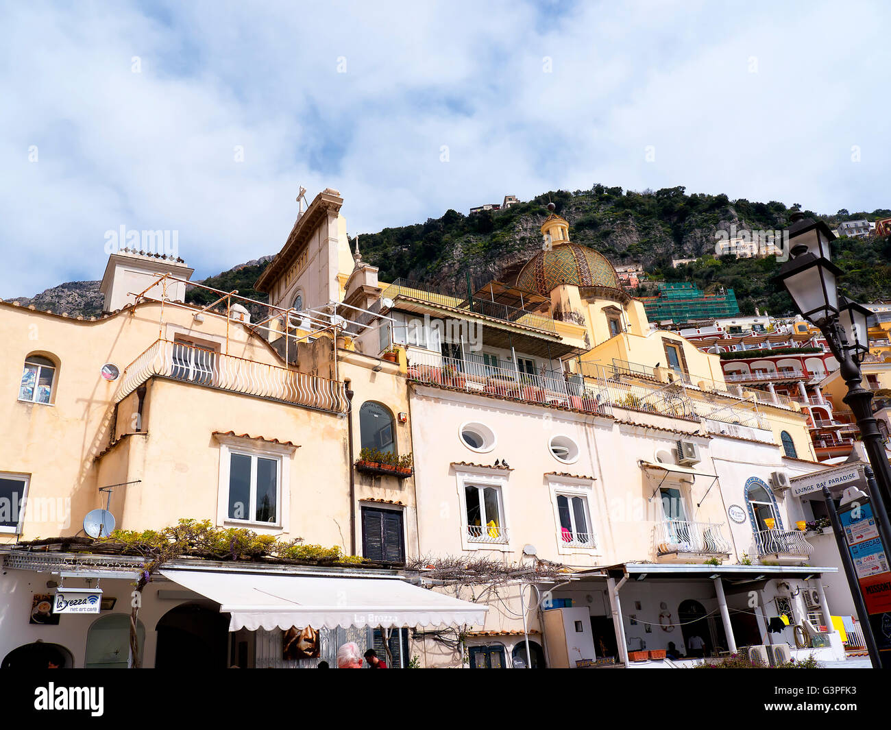 The structure of the town of Positano is very original; its buildings ...