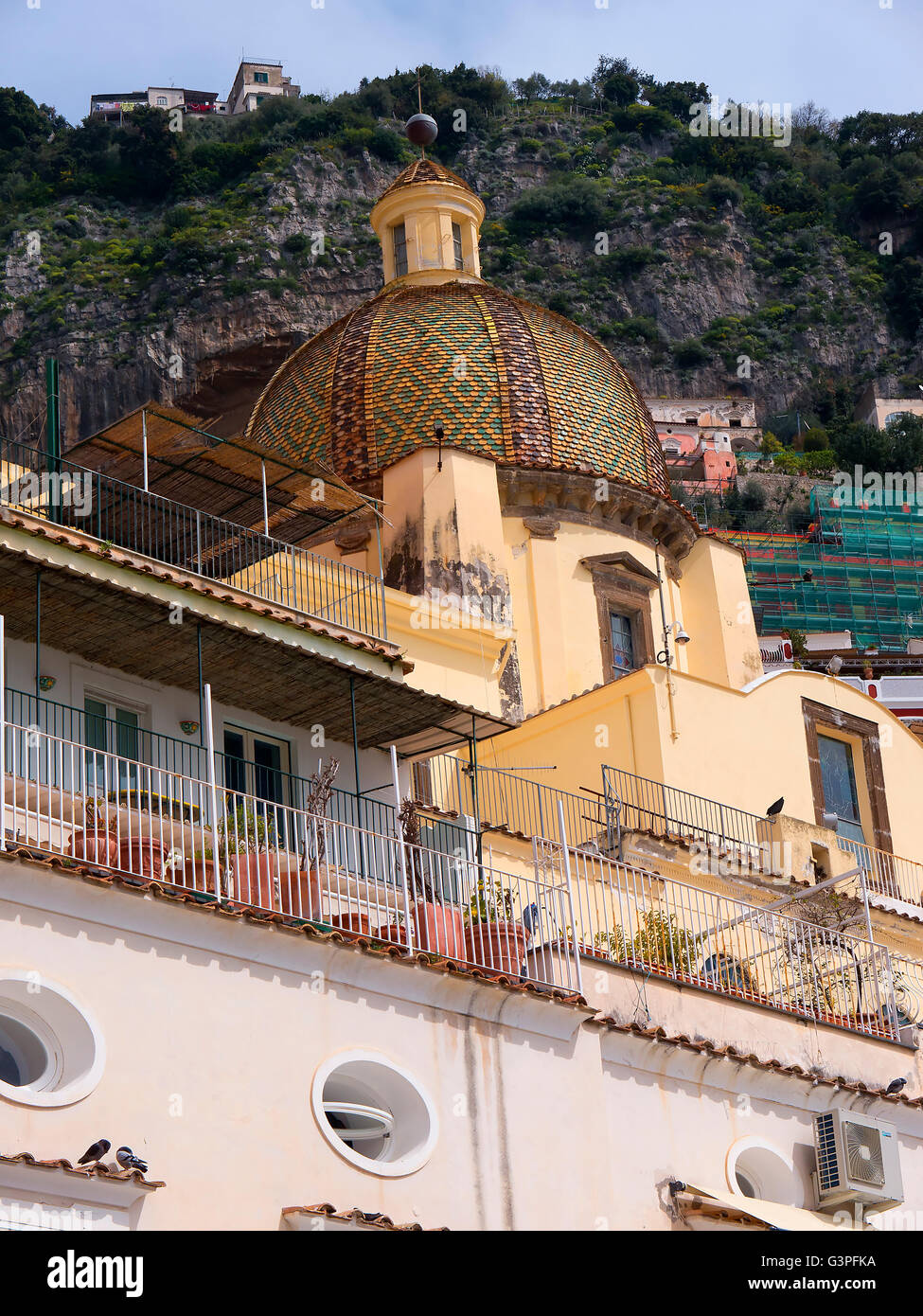 The structure of the town of Positano is very original; its buildings ...